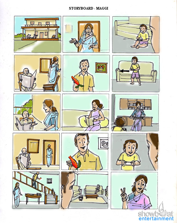 Cartoon Storyboard